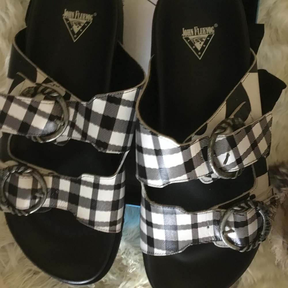 John Fluevog Bunk Bed Style Shoes Size 12 New - Gem